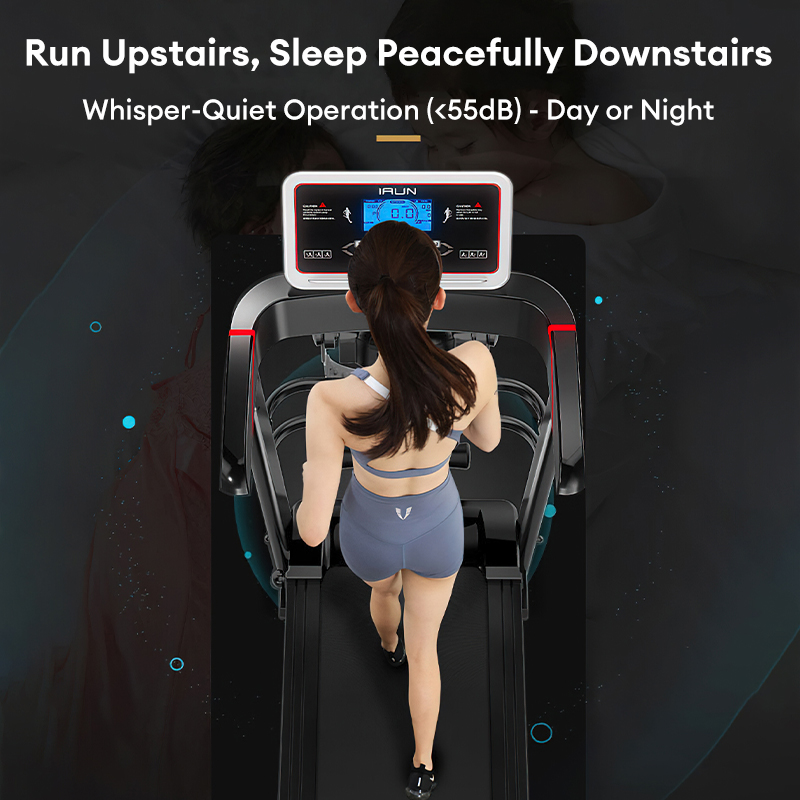 4.0HP Walking Treadmill With Handle Walking Pad Machine Jogging Multi ...