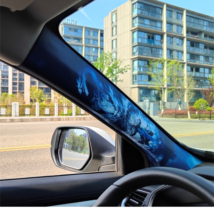 Car interiors renovated and remodeled ceilings and ABC columns, stylish ...