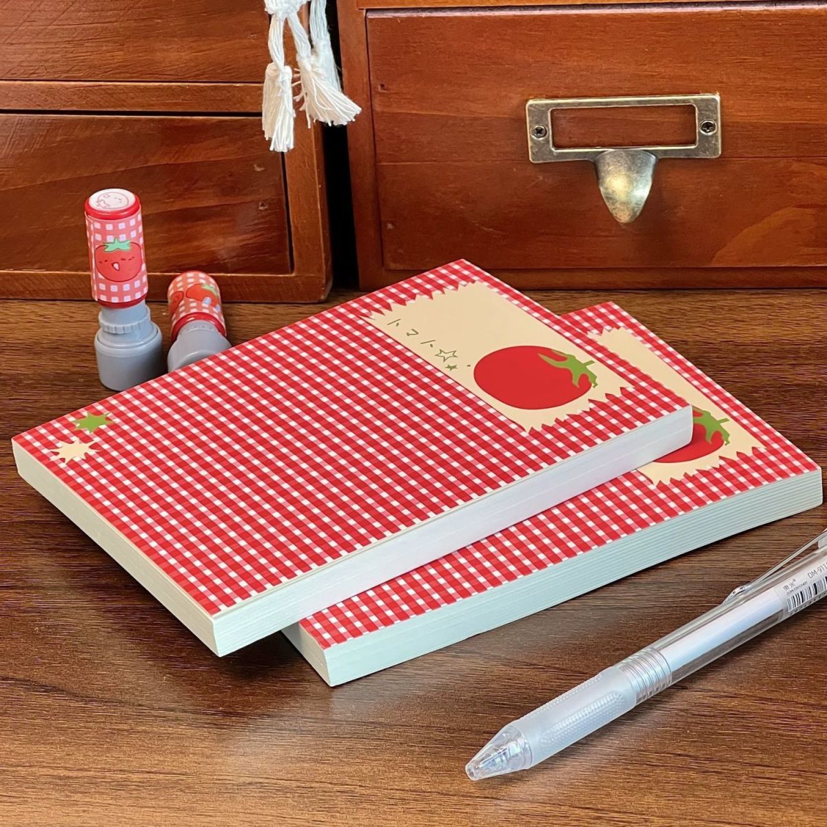 OHAYA |Handbook Retro Tomato Notebook Schedule Notebook Blank Notebook ...