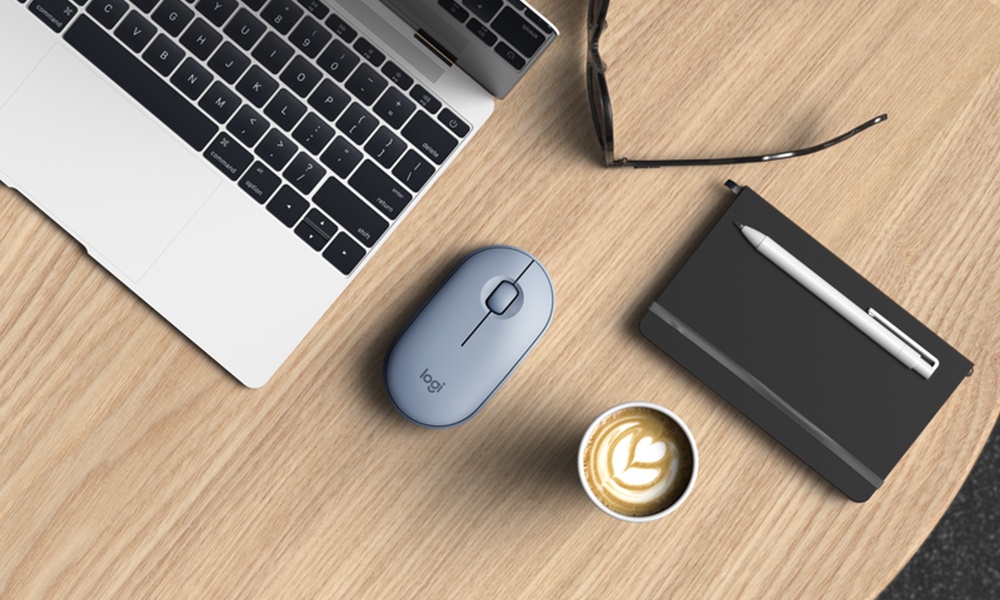 Logitech Pebble M350 Modern Slim and Silent Wireless Bluetooth Mouse (3 ...