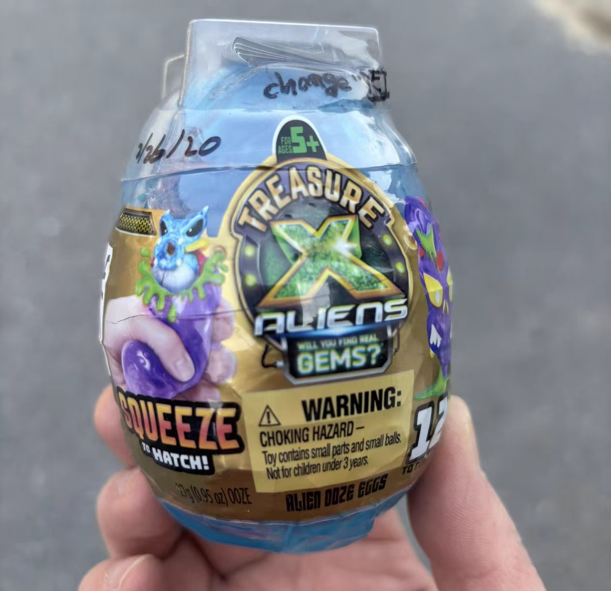 Treasure X Series 3 Aliens Ooze Egg Mystery Pack [Look for Real Gems ...