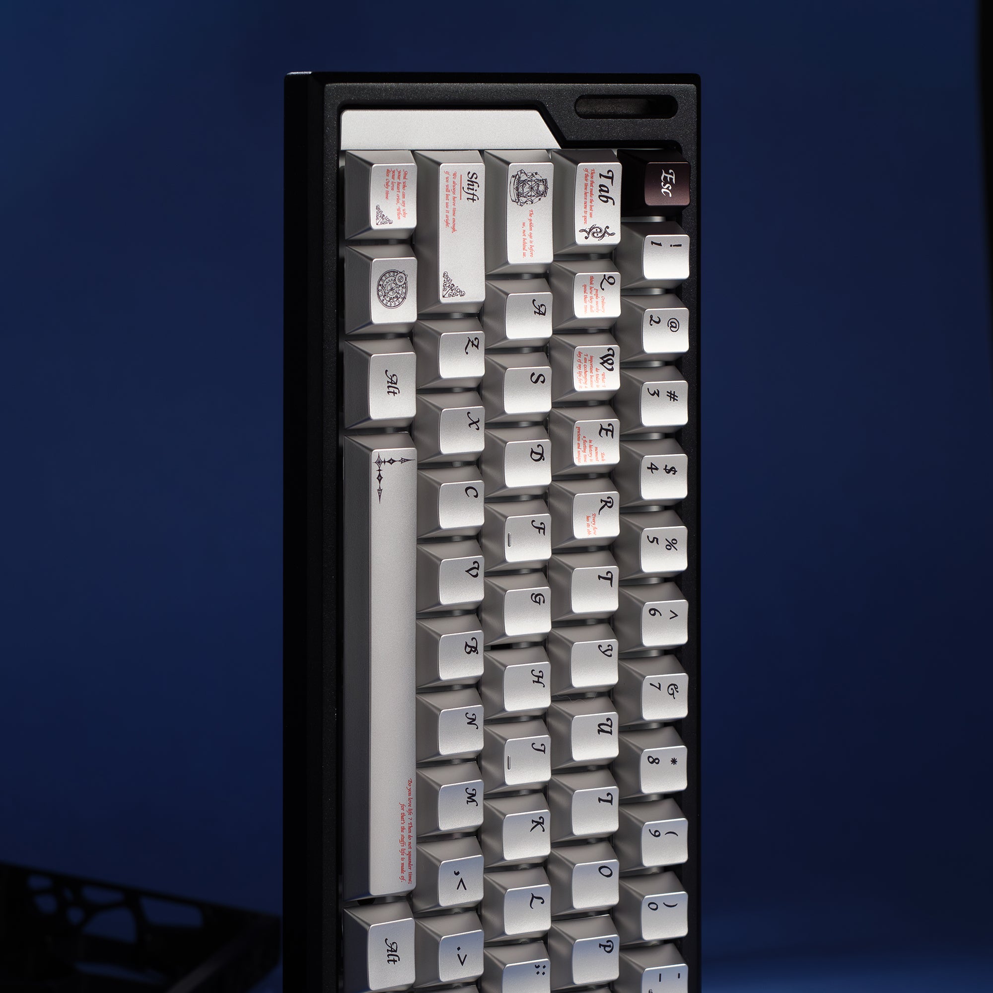 Womier Timeless 112 Keys Cherry Profile Metallic Coating Keycaps Set ...