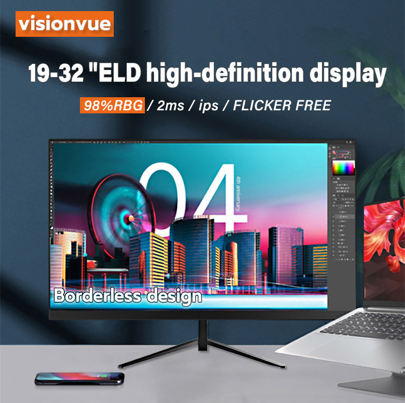 New Monitor built-in speaker LED 24" 22" 15.6" 27" (computer monitor ...