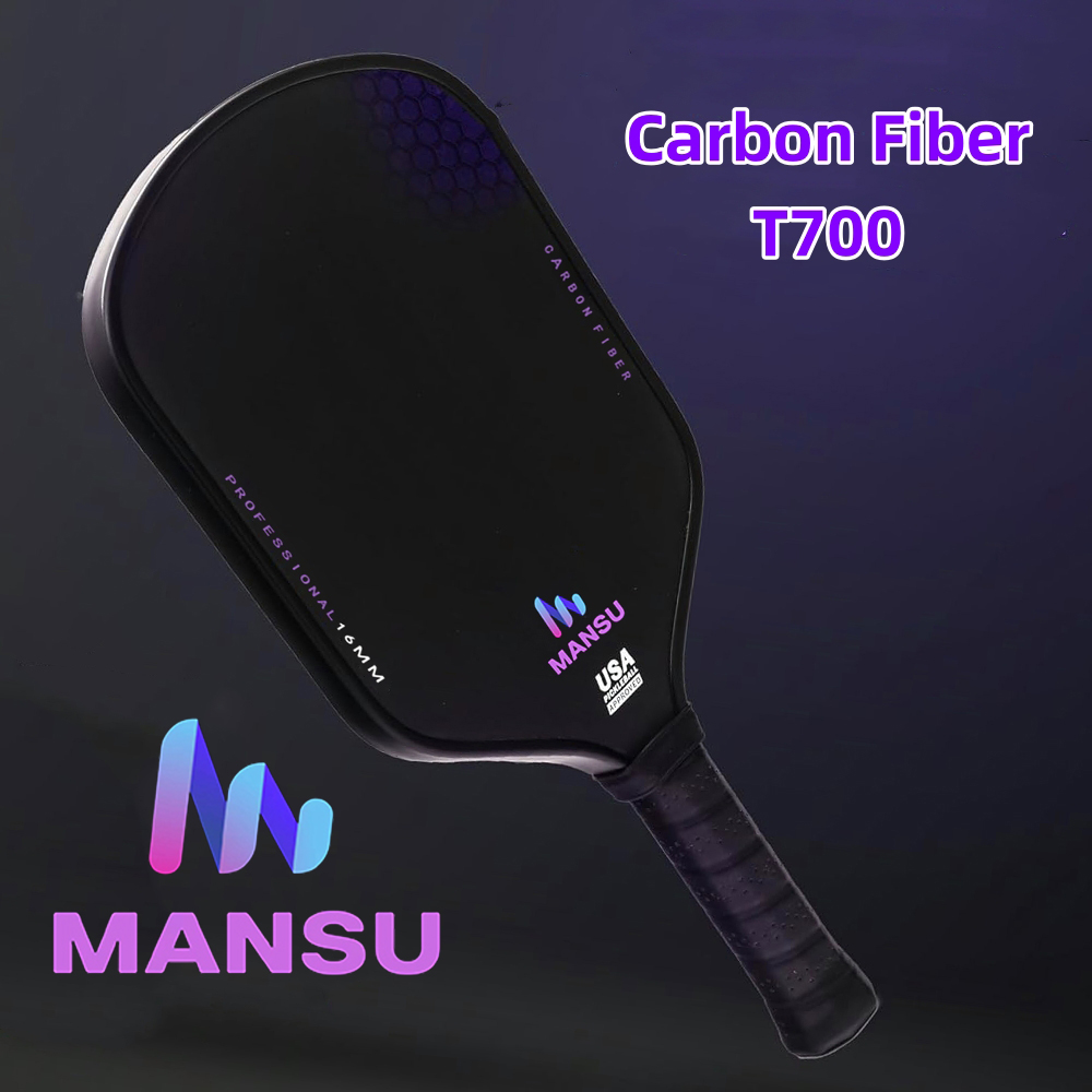 Pickleball Paddle Mansu Carbon fiber 2025 Upgraded style 1 PCS With 2 ...