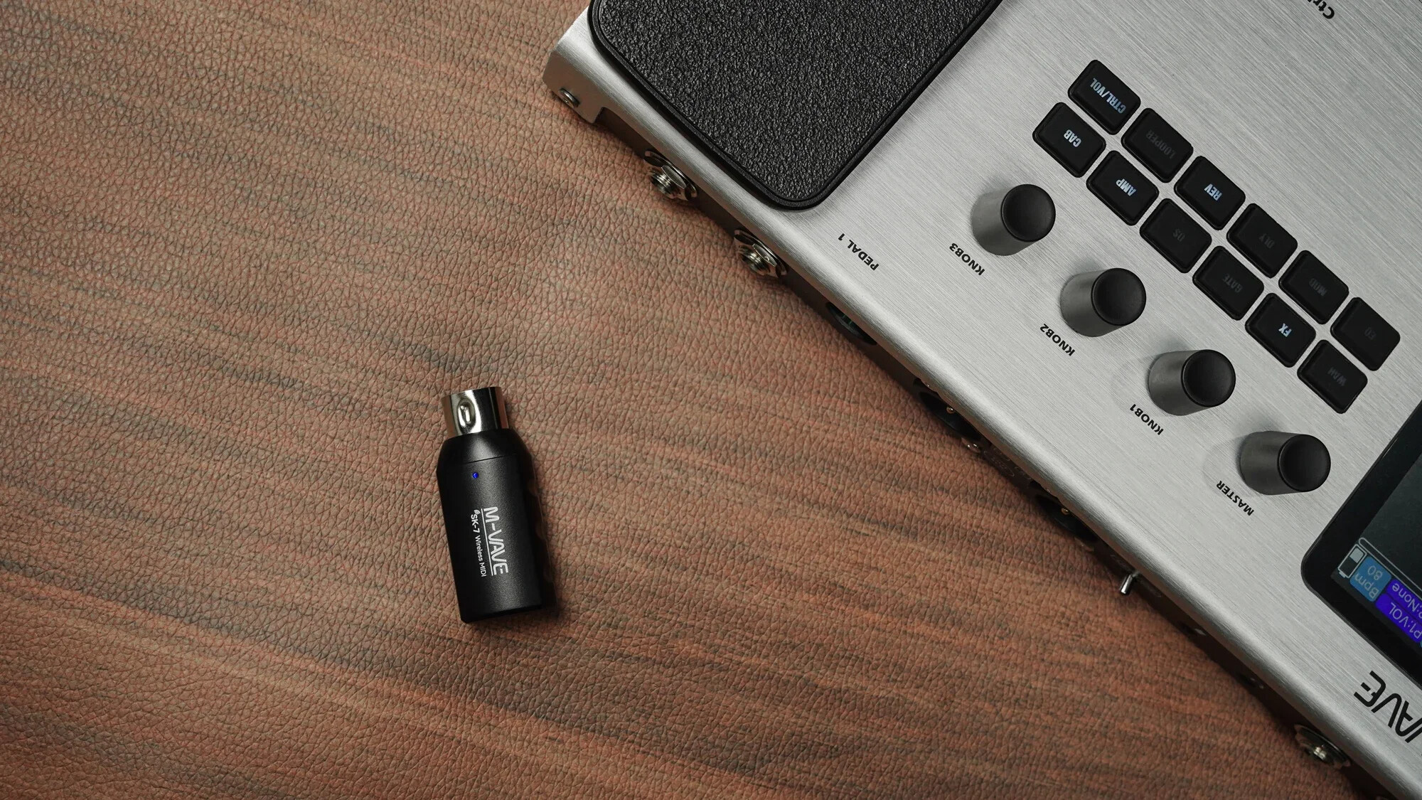 M-VAVE SK7 MIDI adapter Mini Rechargeable Wireless Midi Receiver ...