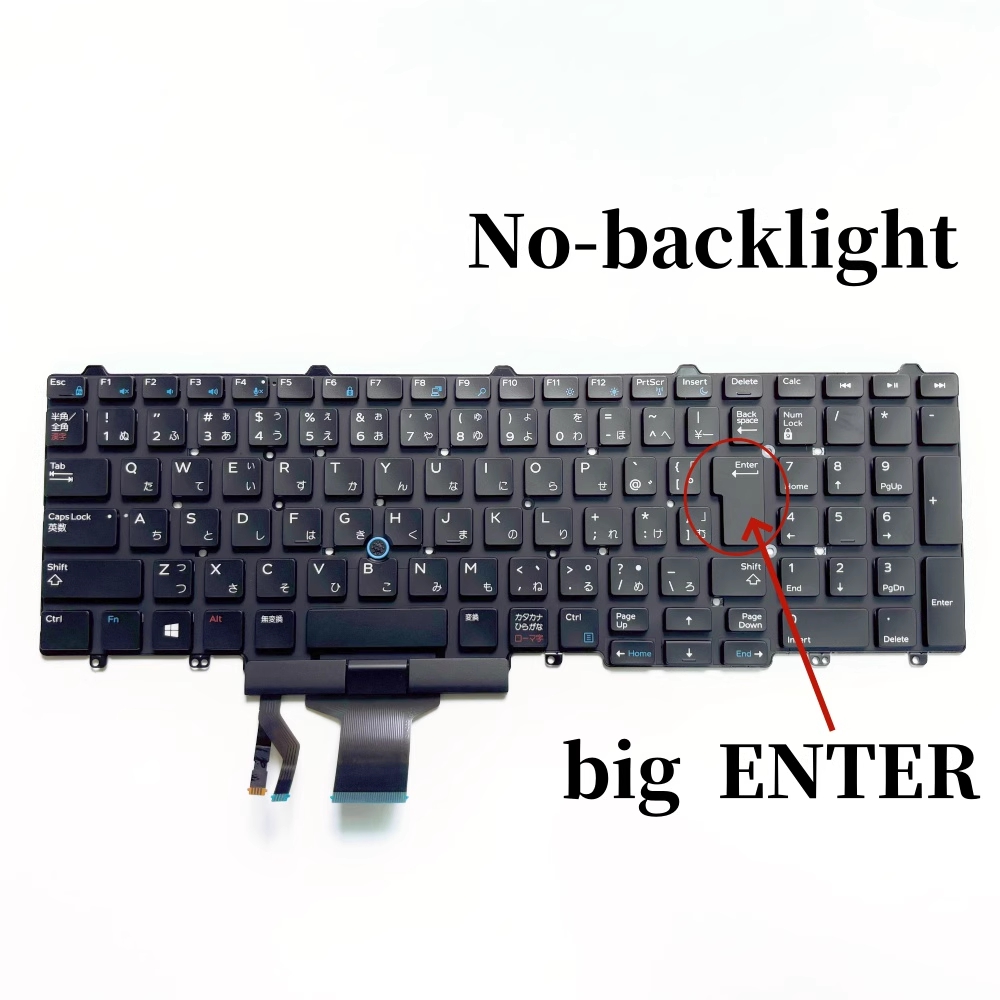 NEW FOR Dell latitude 5580 5590 2JG4V 2D3JC Japanese keyboard | Shopee ...