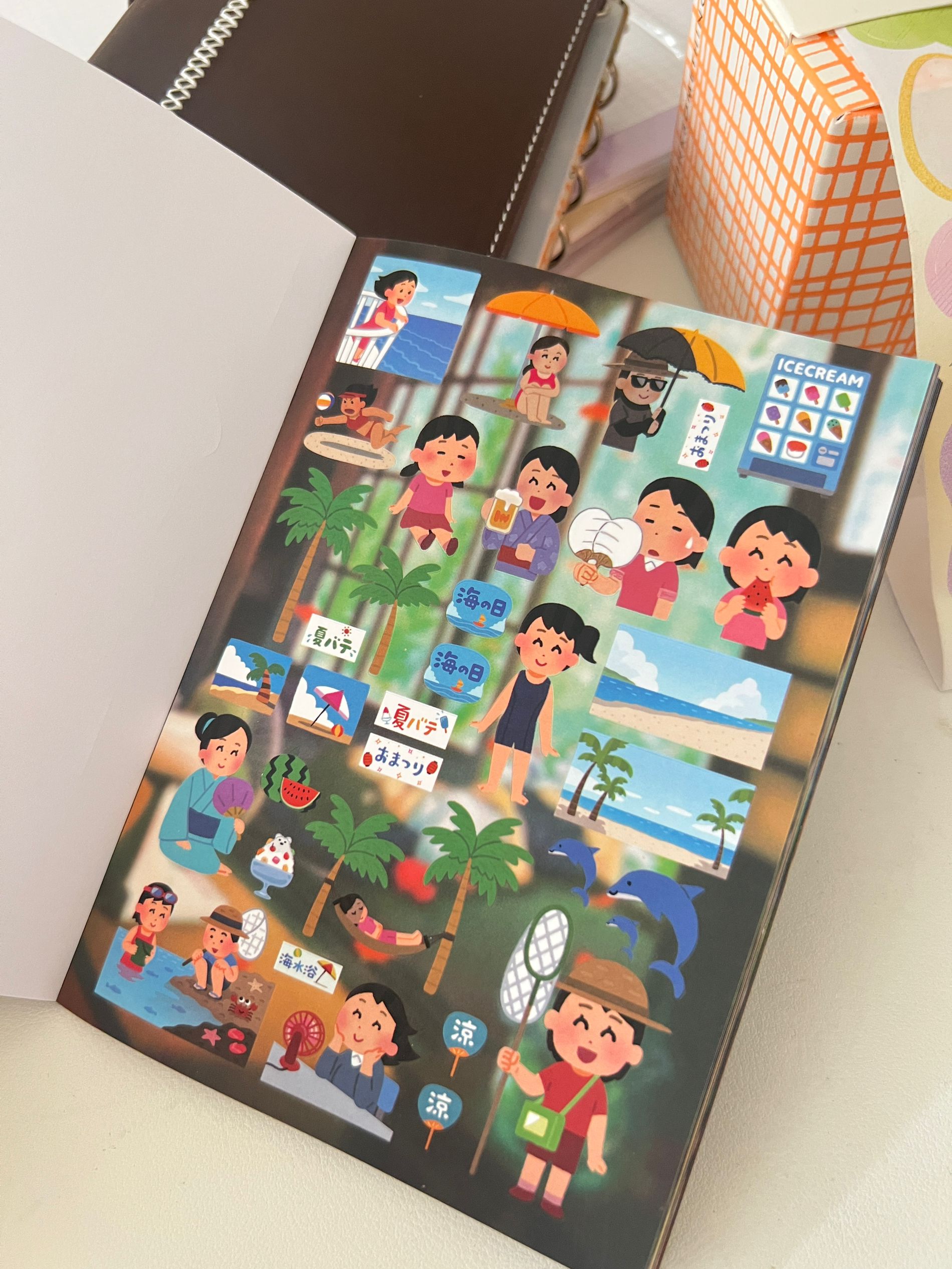 OHAYA | Japanese Sticker Book Villain Sticker Book Touch Film Character ...