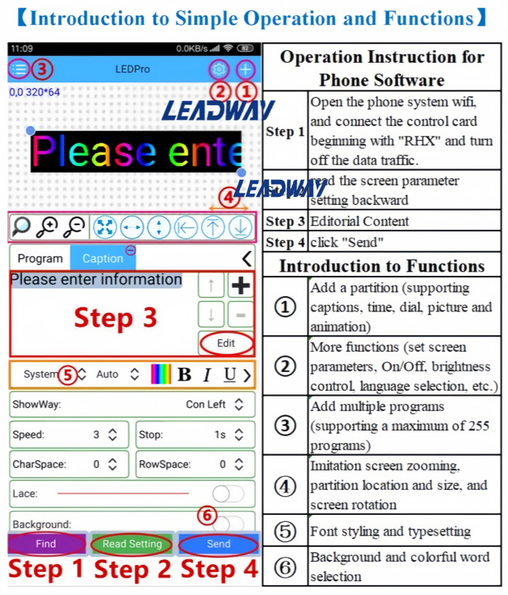 P2.5 Multicolor WIFI LED Display Sign board Powered By USB Cable ...