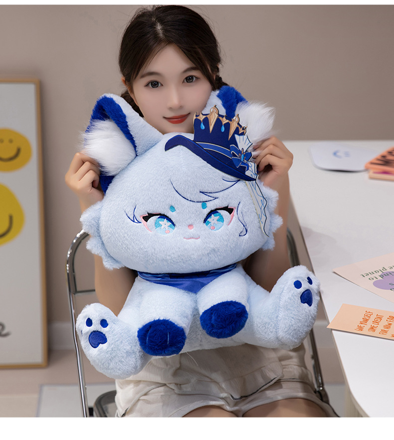 Jason Genshin Impact Furina Cat Focalors plush doll Baby Soothing Toys ...