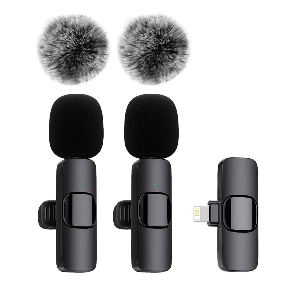Lavalier Mini Wireless Microphone for Smartphone PC for Vlog Audio ...