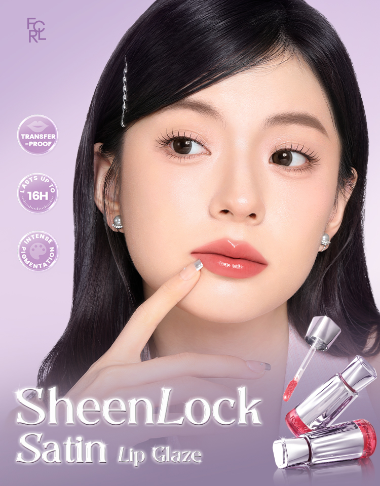 FOCALLURE SheenLock Satin Sheen Finish Lip Glaze Transferproof Intense ...