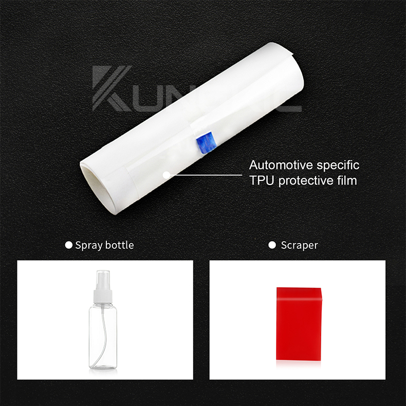 For Tesla Model Y Juniper 2025 TPU Carbon Fiber Texture Film Center ...