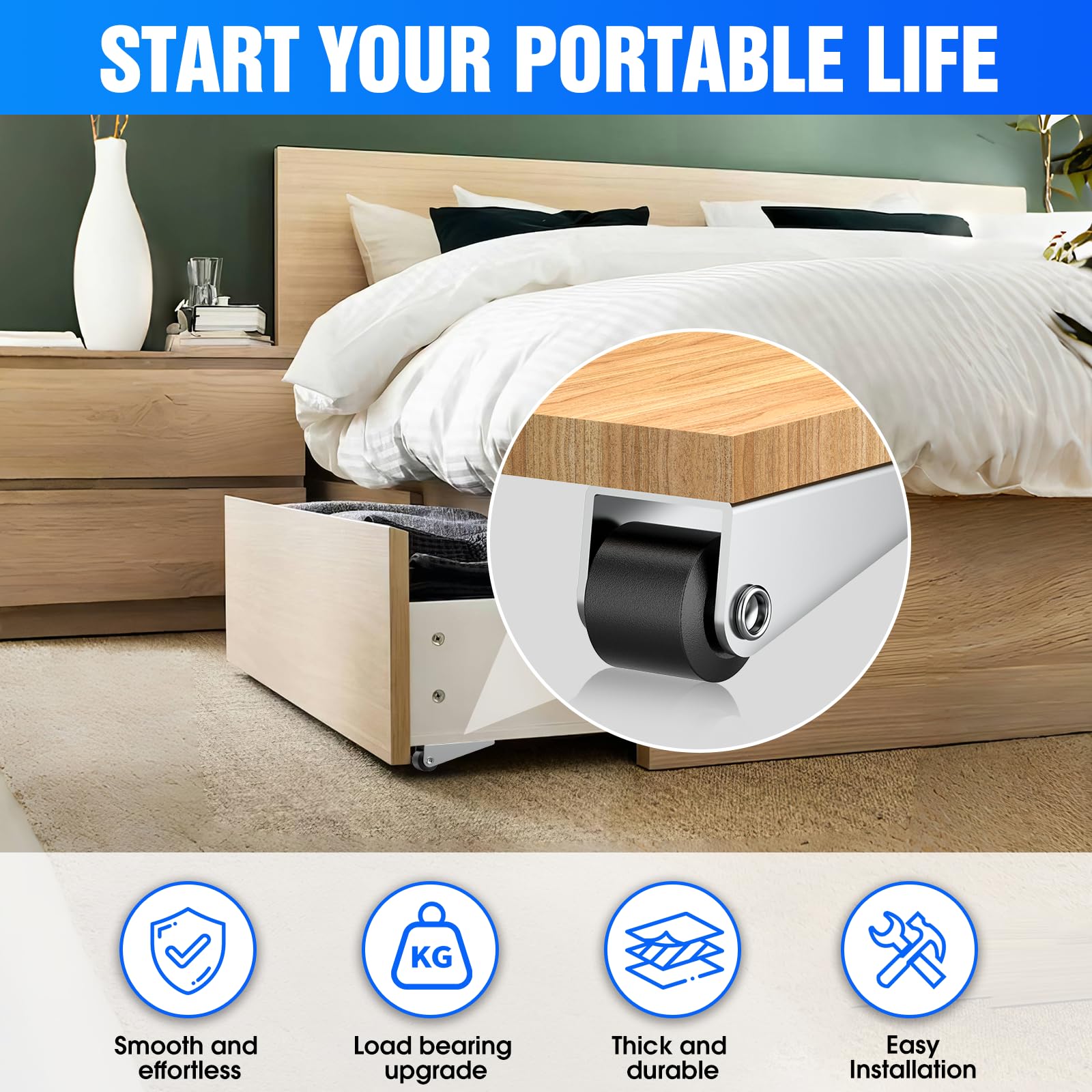 High performance sliding door droop door translation guide wheel pulley ...