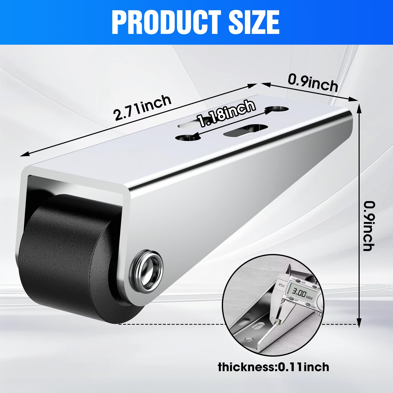 High performance sliding door droop door translation guide wheel pulley ...