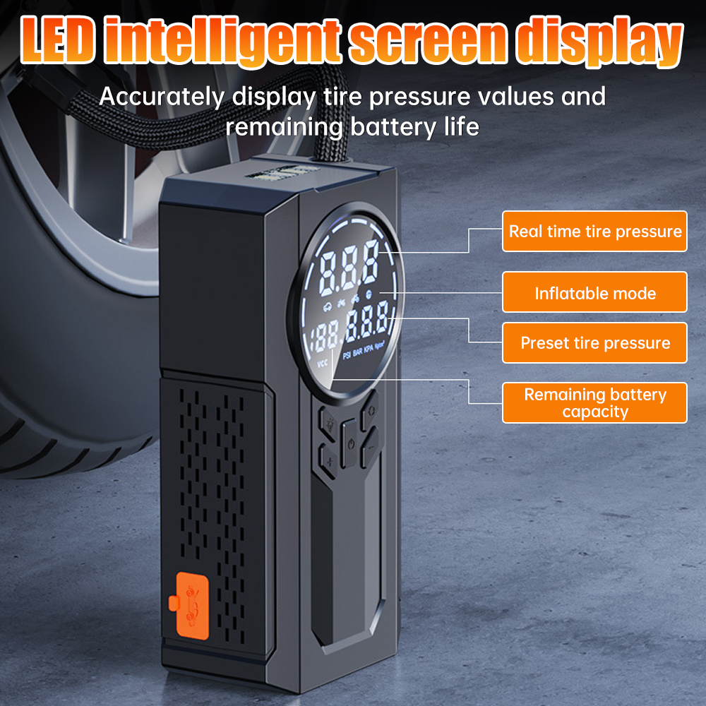 READY STOCK Car Tyre Inflator Tyre Pressure Pump Electric Tire Pump Car ...