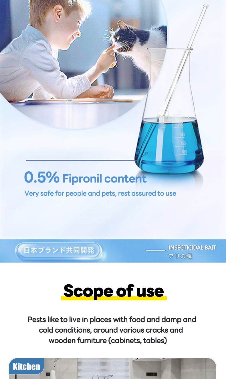 Eco Friendly Gel Ant Bait. Anti Ant Bait. Insects Wipe Out Gel Eco Bait ...