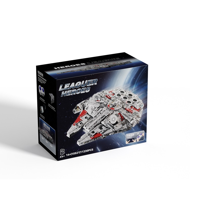 Millennium Falcon Spaceship Star War Building Blocks 11230 Pcs KBOX ...