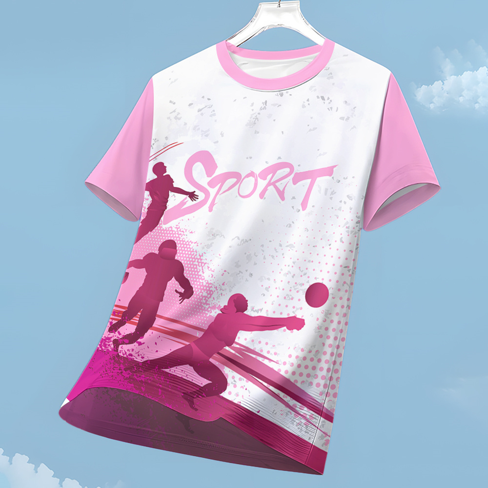 Ice Silk Mesh Men's Outdoor Sports Fitness T-shirts Short Sleeve Casual ...