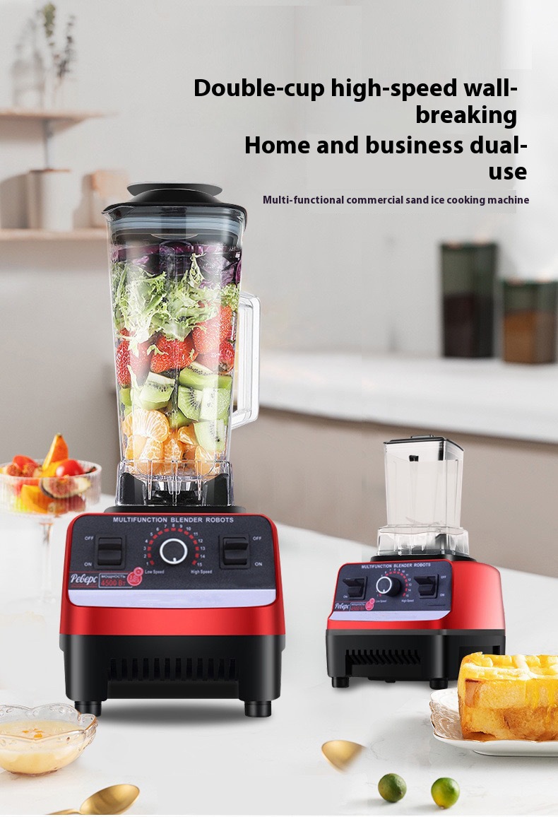 3L 4500W Heavy Duty Blender Home Multi-functional Mini Broken Wall ...