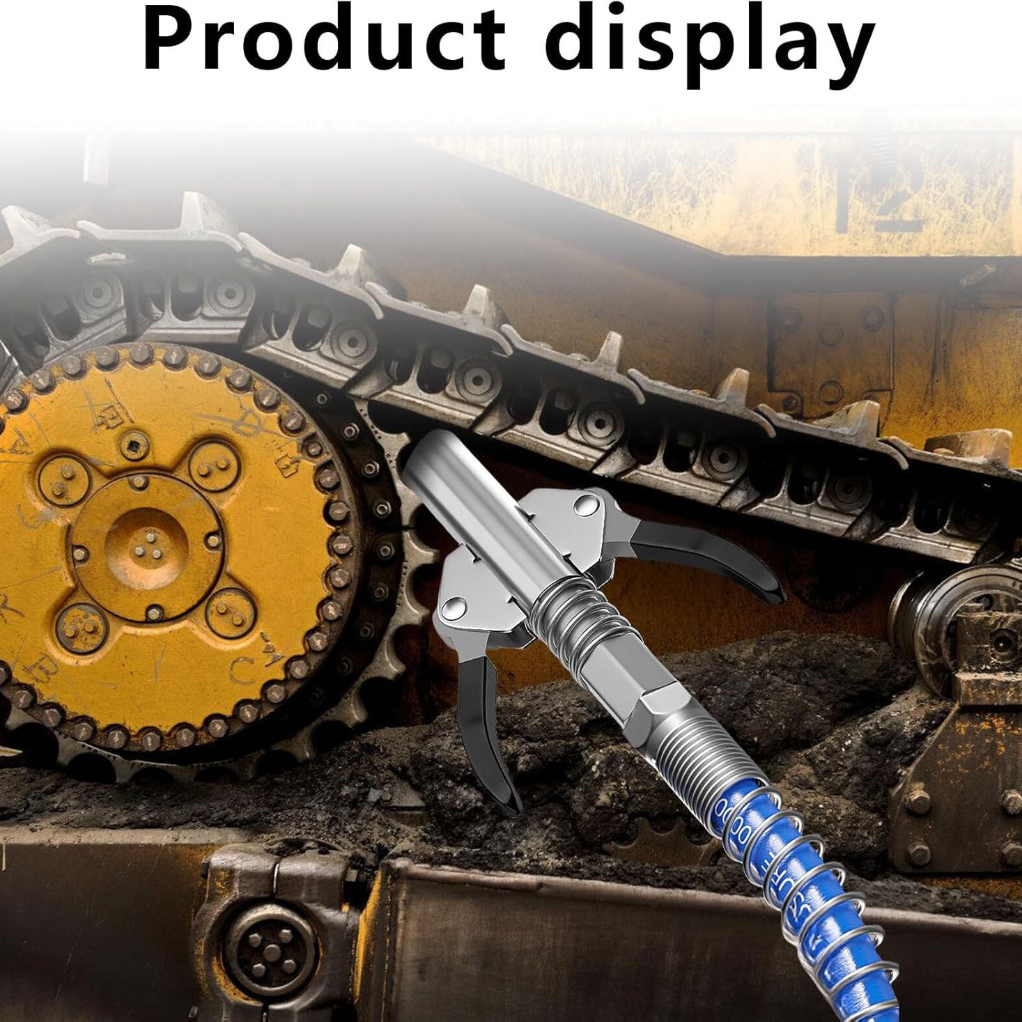 10000 PSI Double Handle Grease Quick Self Locking Coupler Tool Leak ...