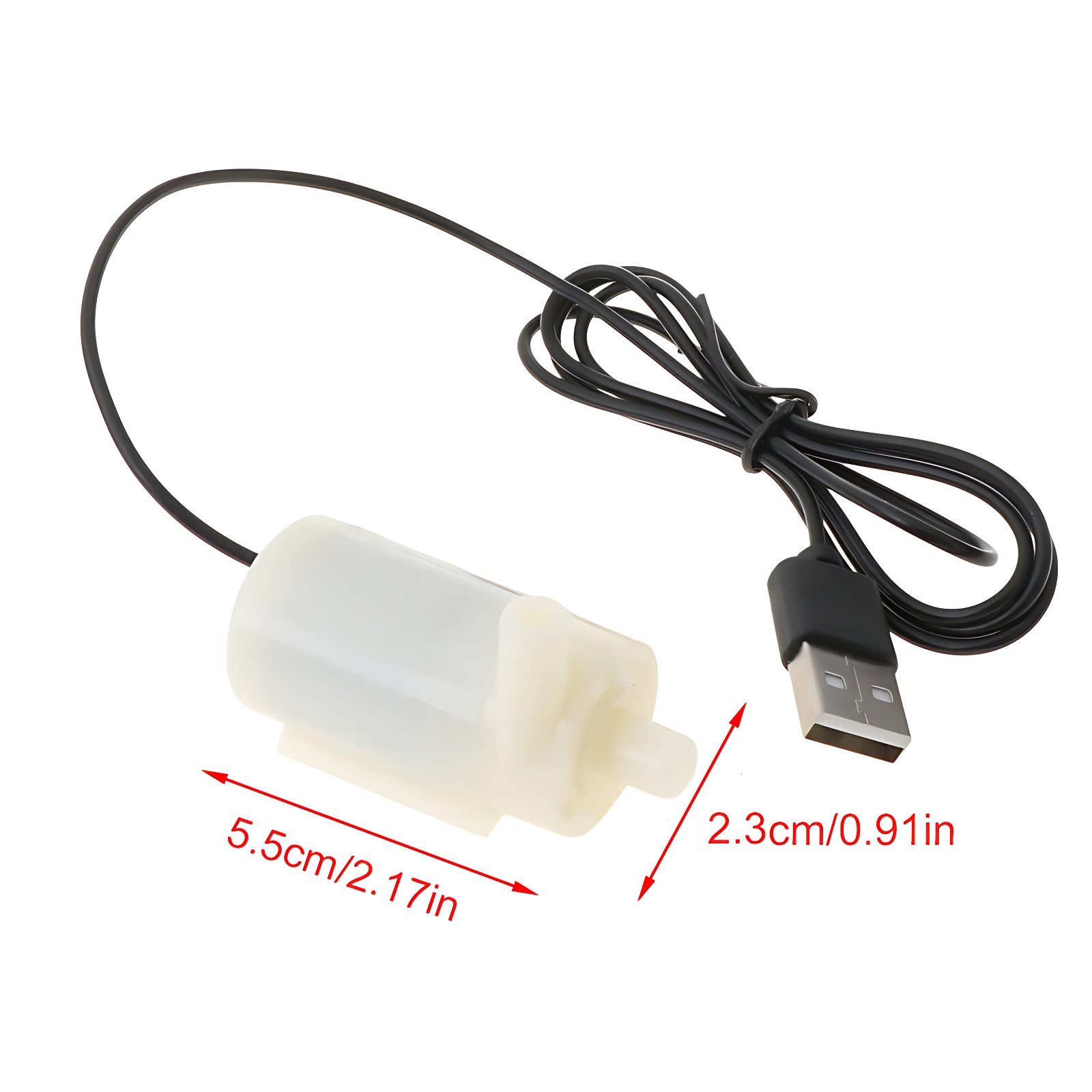 Mini USB Water Pump 5V DC Silent Submersible Pump Micro Submersible ...