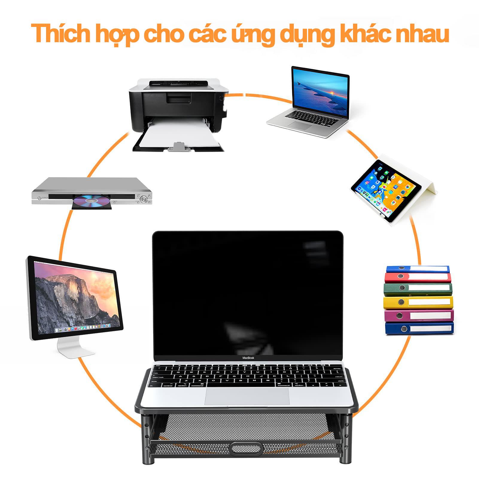 Monitor Stand /Screen Monitor Shelf /Laptop Stand /Desktop Keyboard ...