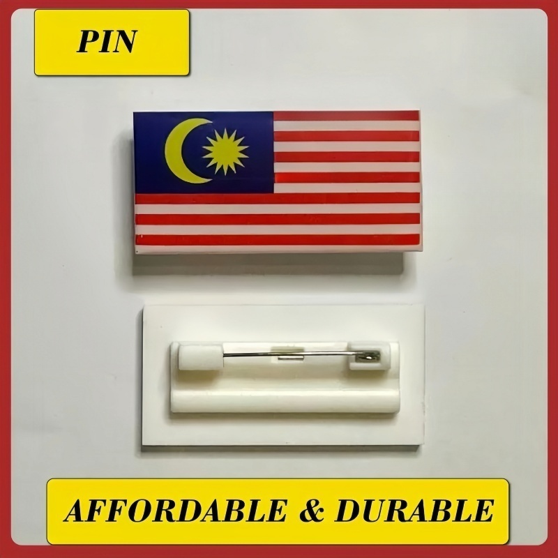 Lencana Pin Malaysia Jalur Gemilang (Pin/Magnet) - Saiz 5x2.5cm ...