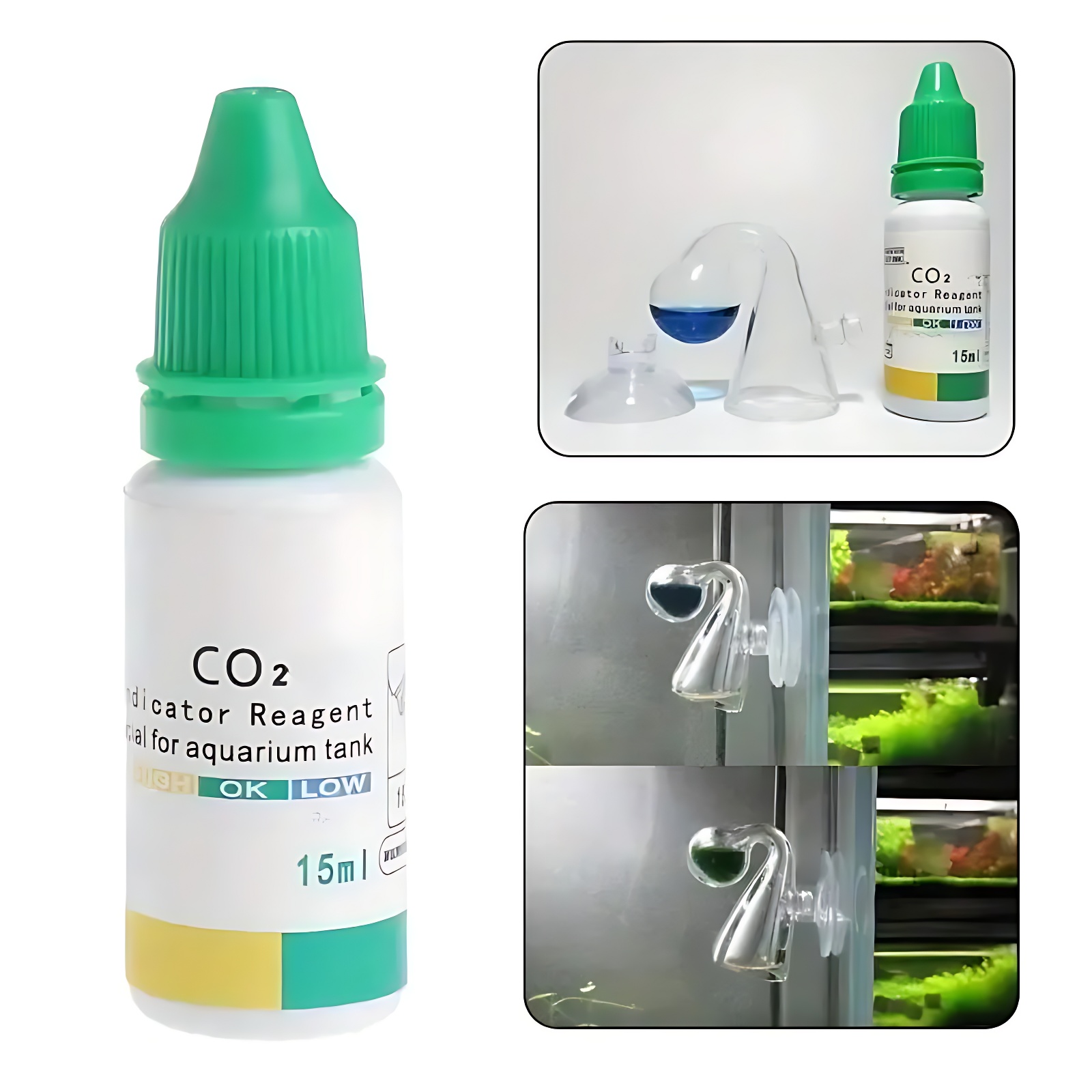 Carbon Dioxide CO2 Monitor Aquarium Carbon Dioxide Indicator Burette ...