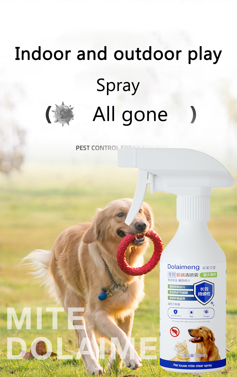 Mite-Flea-B-Gone! 24H Bug Armor Spray Kutu Kucing RB Flea and tick ...