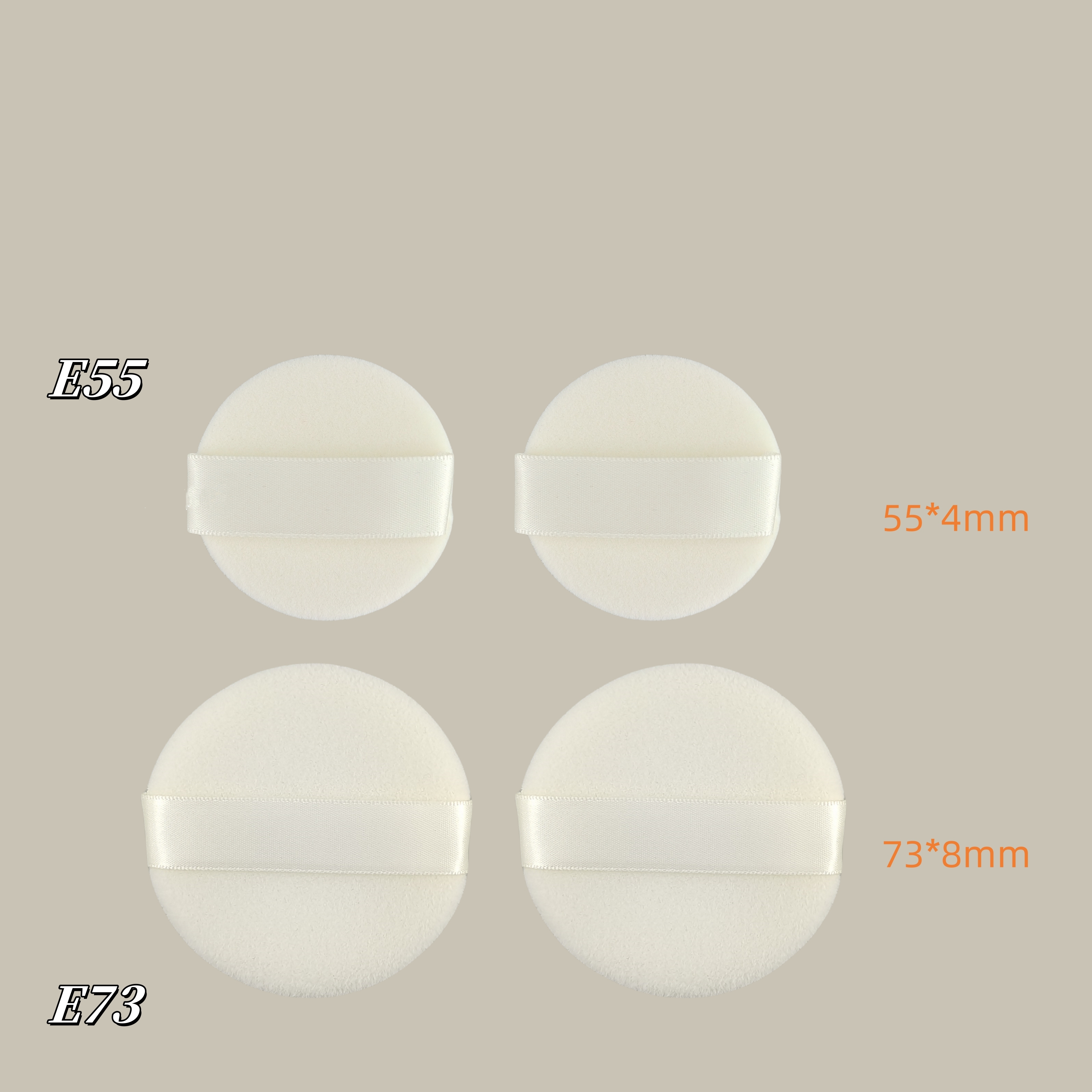 E Large Cake Puff Family Portable Size Replacement Flocking Puff Puff ...