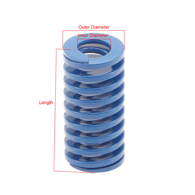 Light load Die Mold Spring Alloy Steel Blue Compression Springs TL ...
