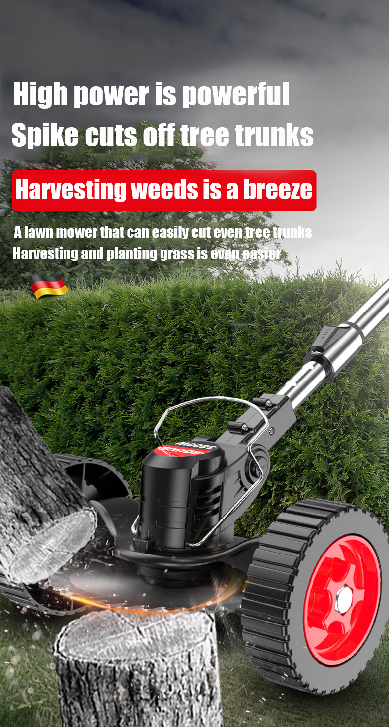 [Efficient Weeding] Lawn Mower Mesin Rumput Bateri Cordless Grass ...