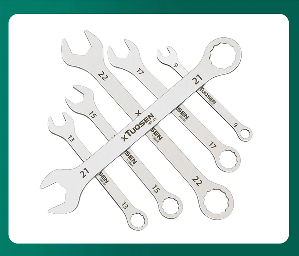 Ultra-thin Open End Wrench Set Ratchet Wrenches Universal Spanner Dual ...