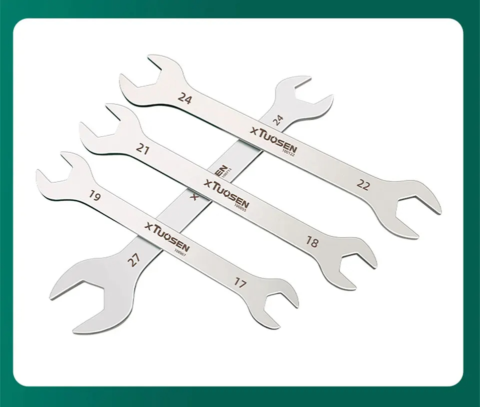 Ultra-thin Open End Wrench Set Ratchet Wrenches Universal Spanner Dual ...