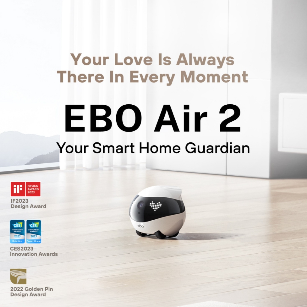 Enabot EBO AIR2 Intelligent Robot Wireless Camera Robot Remote ...