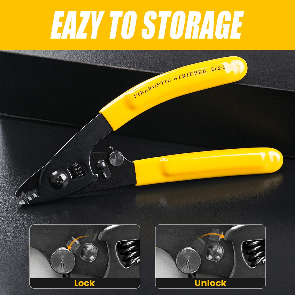 HOOLNX Fiber Optical Stripper CFS3/CFS2 Cable Cutting Plier for Simplex ...