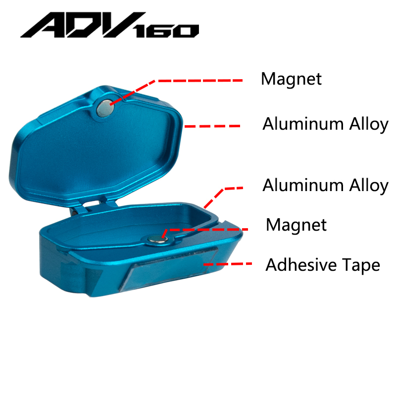 Aluminum CNC Honda ADV 160 Toggle Switch meter button Cover Speedometer ...