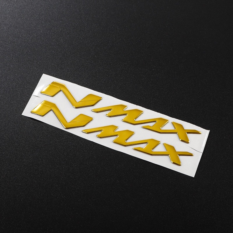 (1pair)Japanese waterproof 3D stickers for decorating Yamaha NMax 125 ...