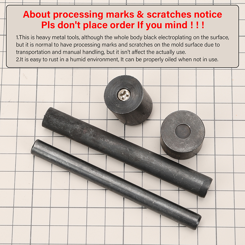 WUTA Professional Snap Button Setter Installation Mold Die Tools ...