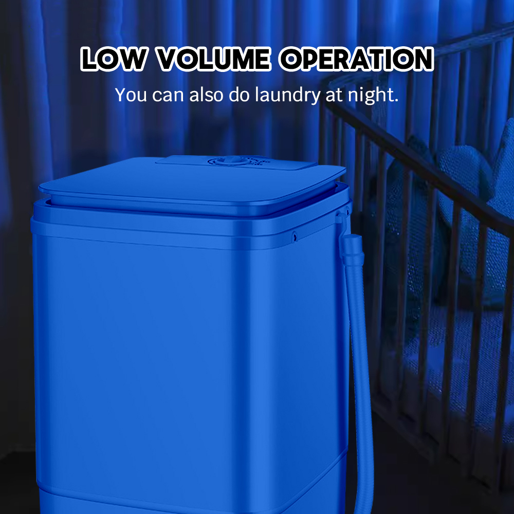 HOMEFUN Portable Washing Machine With Dryer 6.6KG/8.8KGBlue Light ...