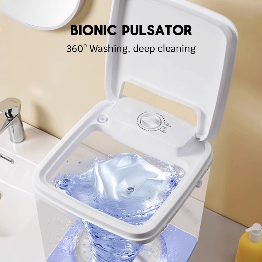 HOMEFUN Portable Washing Machine With Dryer 6.6KG/8.8KGBlue Light ...