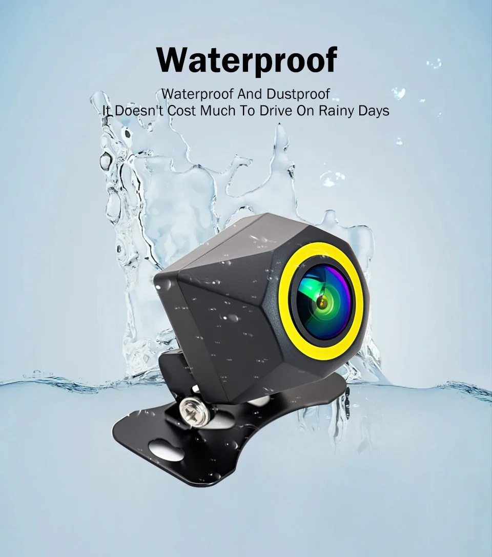 AHD Car Rear View Camera 170° Fisheye Golden Lens Full HDR Night Vision ...
