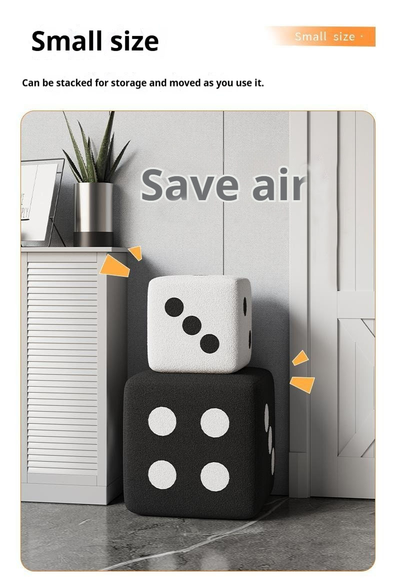 Doorway Shoe Stool Small Stool Simple Creative Dice Bench Sofa Stool ...