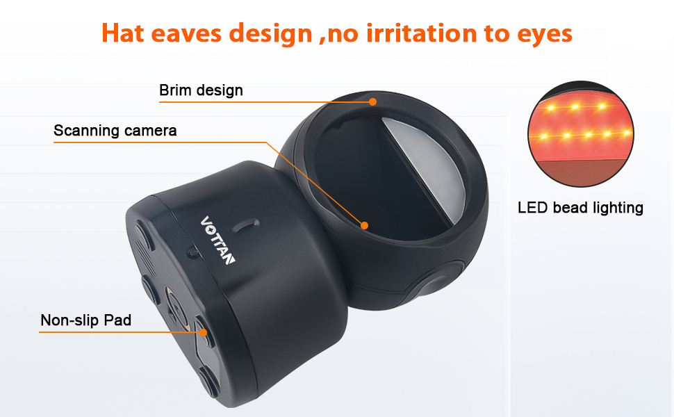 Omni-Directional Barcode Scanner, Bluetooth & 2.4G Wireless Hands-Free ...