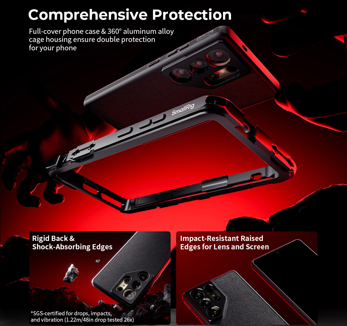 SmallRig Mobile Video Cage Kit for Samsung S25 Ultra #5254,FilMov Phone ...