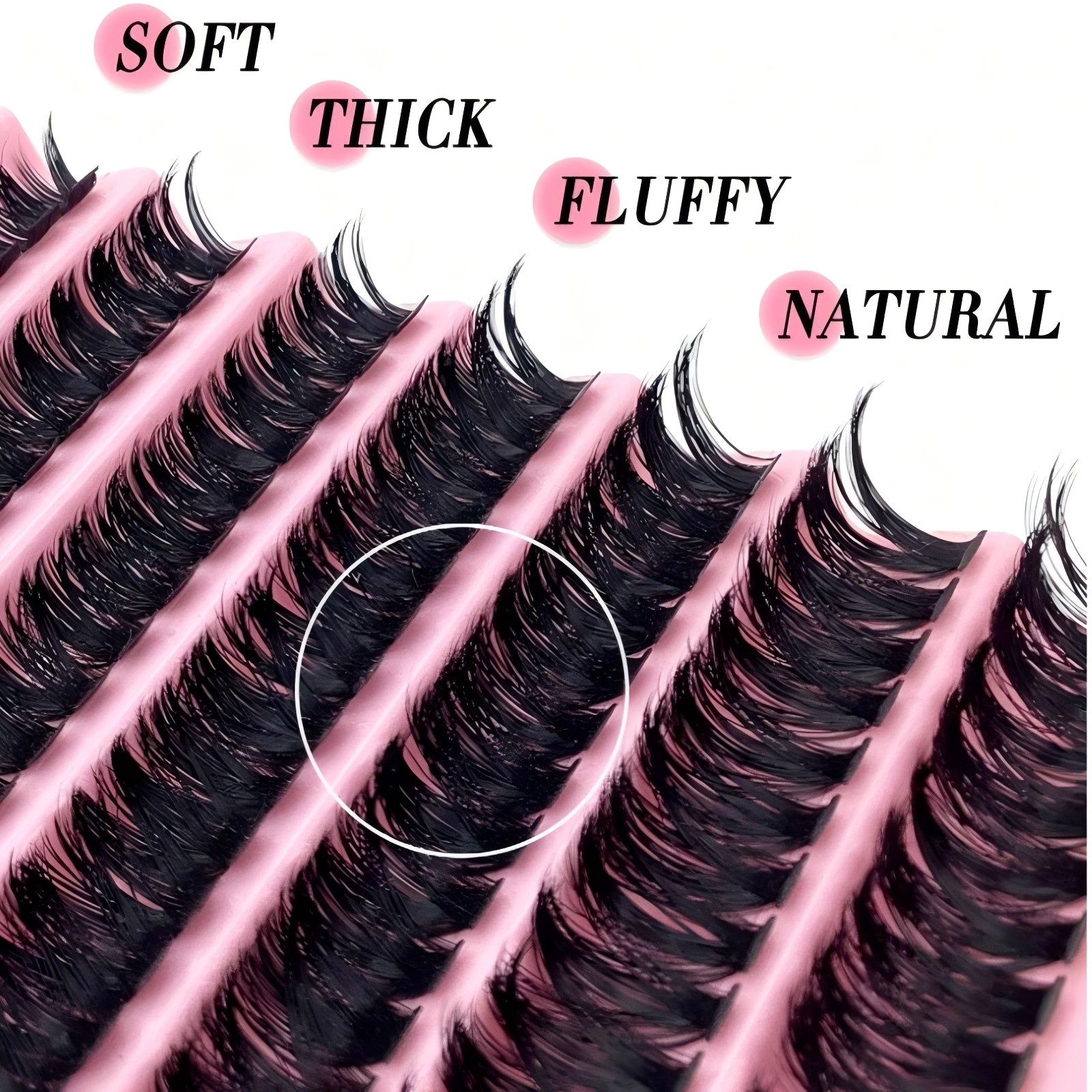 DIY Individual Cluster Lash Extensions – 30D, 40D, 80D, 8-16mm C/D ...