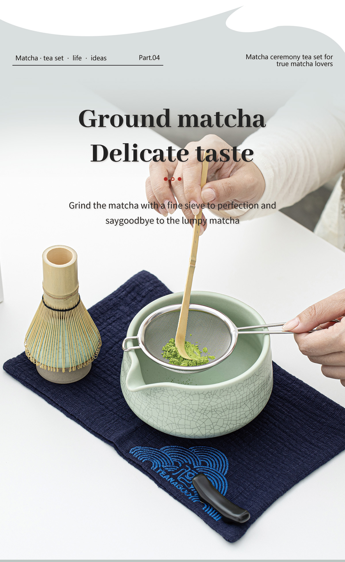 TEANAGOO Matcha Whisk Set Green,7 Pcs Matcha Set,Matcha Kit for ...