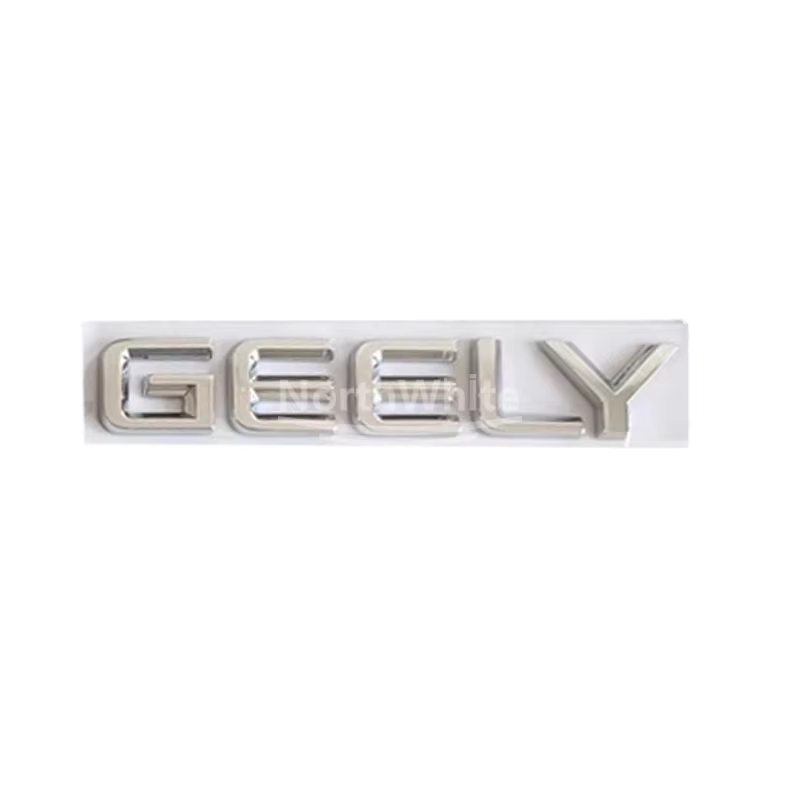 Black Silver Chrome ABS Sticker Car Styling Badge Letters Emblem ...