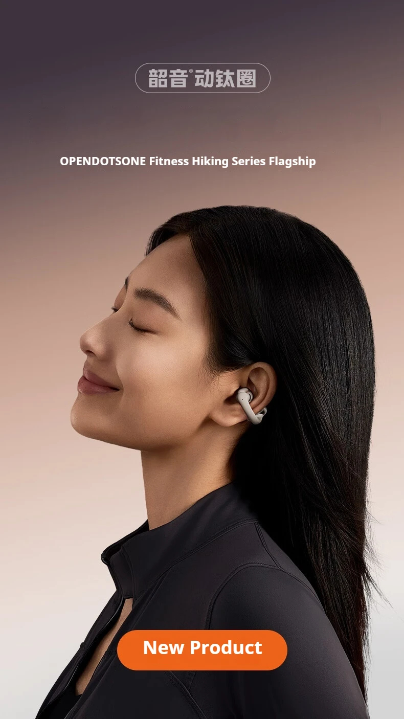 Original Shokz OpenDots ONE E310 Earclip Bluetooth Earbuds Dolby Sound Call Noise Reduction ...