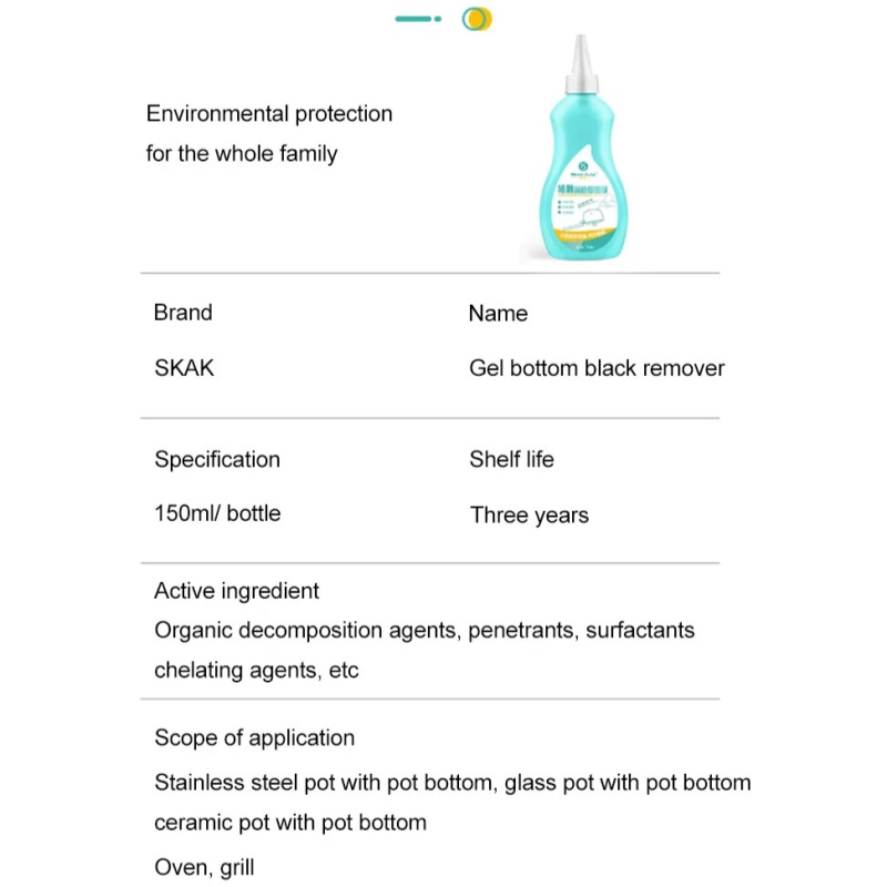 Pot bottom Black Remover 150ml Multipurpose Cookware Cleaner ...